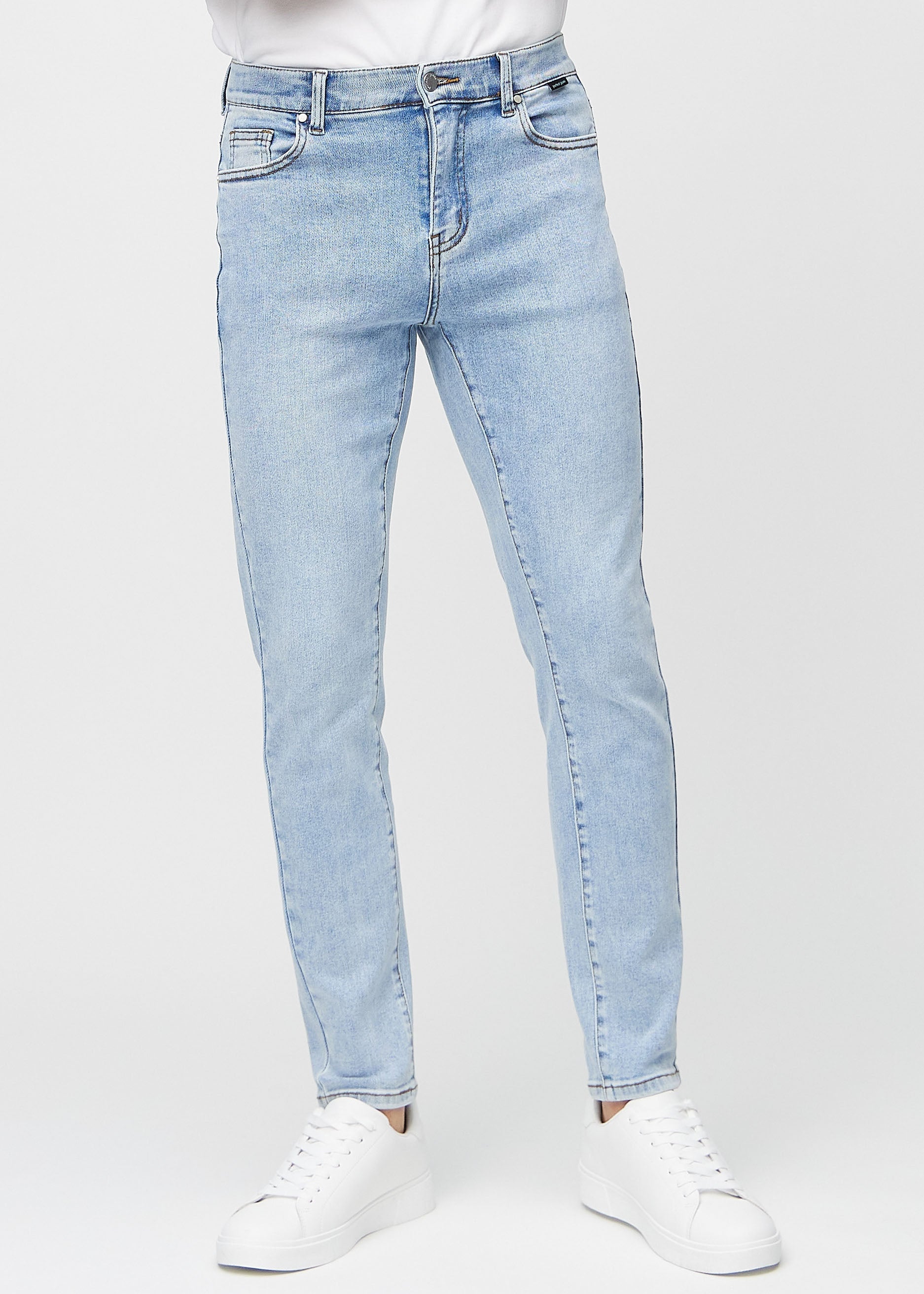 Waves™ Slim Denim Jeans – Ljusblå – Herr | Perfect Jeans